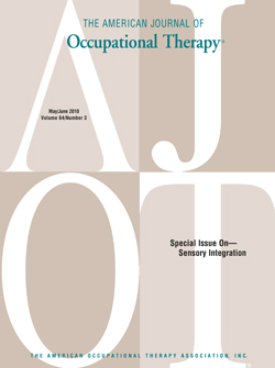 Evolution of the Sensory Integration Frame of Reference | The American ...