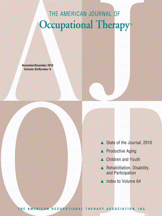 High-Definition Occupational Therapy: HD OT | The American Journal of ...