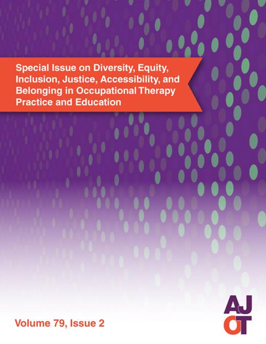 Professional Belonging Scale for Occupational Therapy Students ...